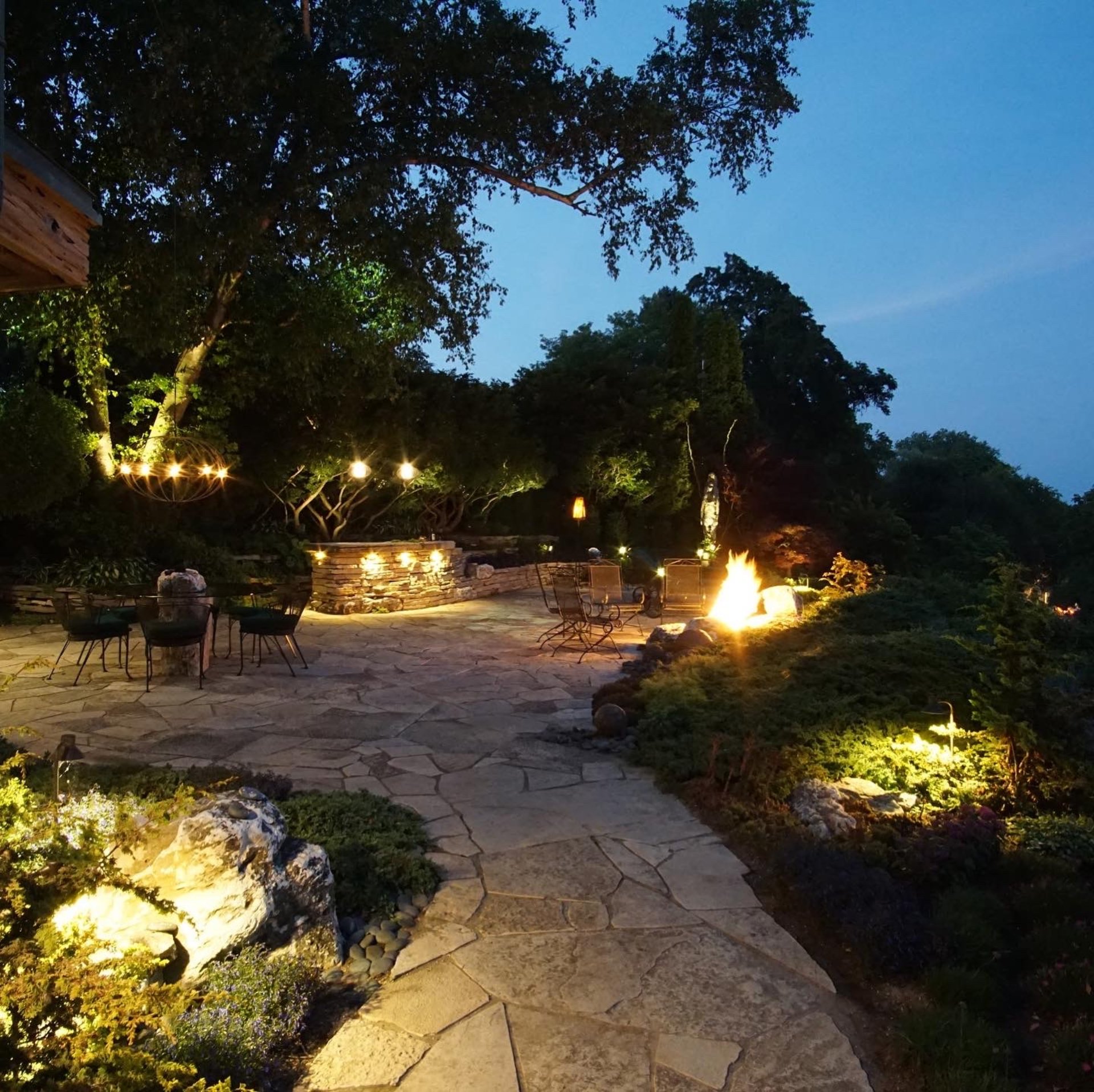 Adding a Fire Feature to Your Outdoor Space - Landmark Landscapes, Inc