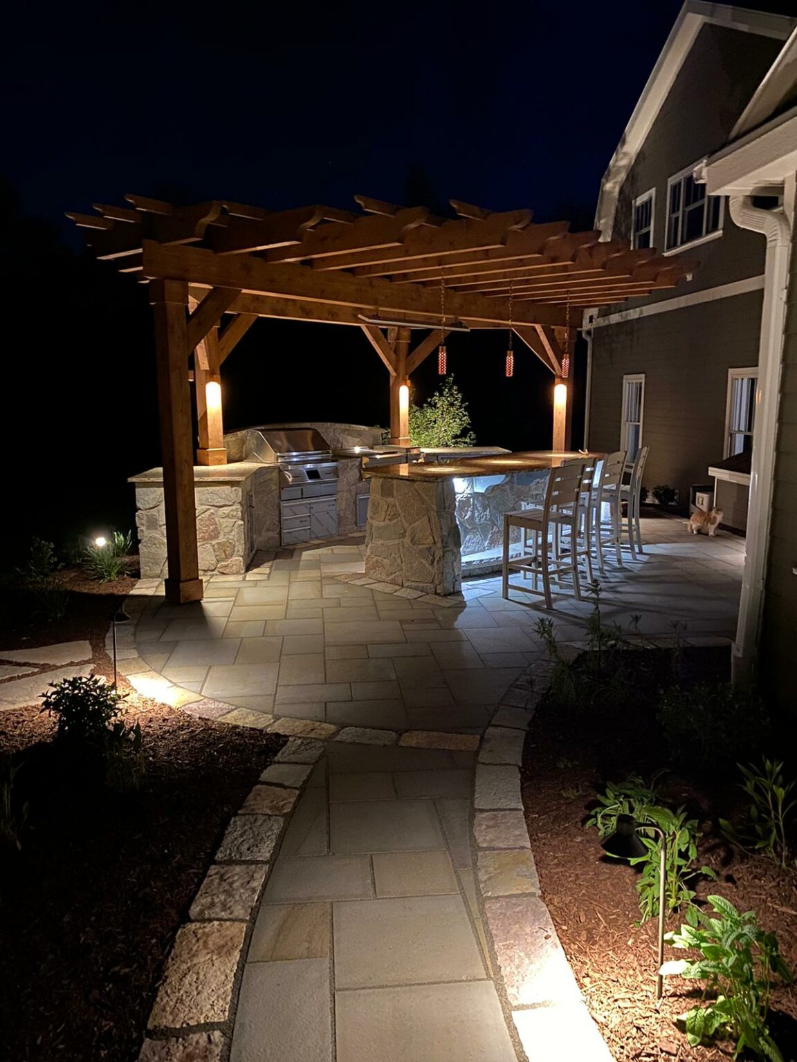 Create a Warm Inviting Outdoor Environment - Landmark Landscapes, Inc